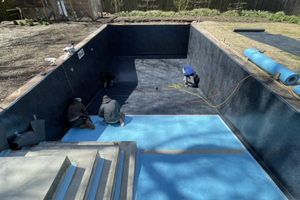 Inground PVC Membrane Pool Liner Replacement - Maryland